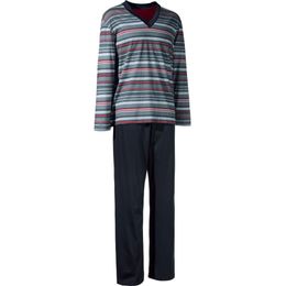 Erwin M&uuml;ller Erwin M&uuml;ller Single-Jersey Schlafanzug in grau | Gr.: 50