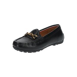 Geox Leder-Slipper "Kosmopolis + Grip" in Schwarz | Gr.: 36
