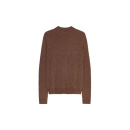 DANISH ENDURANCE Rundhalspullover Premium Knit Pullover in brown | Gr.: M