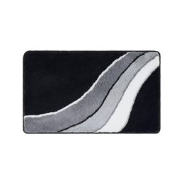 Erwin M&uuml;ller Erwin M&uuml;ller Badematte Veria in grau-schwarz | Gr.: 50 x 80 cm