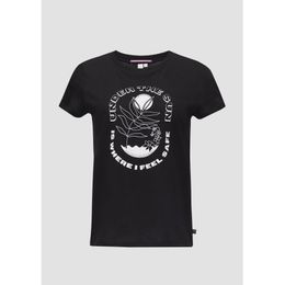 QS T-Shirt in 99D0_schwarz | Gr.: S