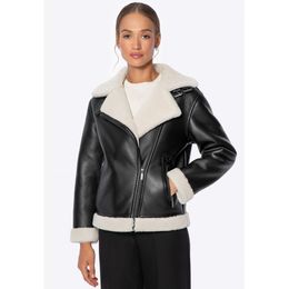 Wittchen Oversize-Kunstlederjacke für Damen in Black | Gr.: M