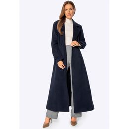 Wittchen Damen Wollmantel mit Kaschmirmischung in Dark blue | Gr.: M