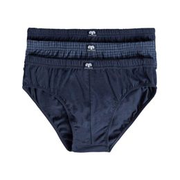 Ceceba Baumwolle, Single-Jersey Bio Slip 3er-Pack in dunkelblau | Gr.: 7