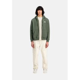 Alpha Industries Sweatjacke in gr&uuml;n | Gr.: L