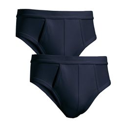 Erwin M&uuml;ller Erwin M&uuml;ller Single-Jersey Slip 2er-Pack in marine | Gr.: 8