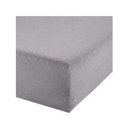 Erwin M&uuml;ller Erwin M&uuml;ller Single-Jersey Boxspring-Spannbettlaken Murnau in grau | Gr.: 90x190 cm - 100x200 cm