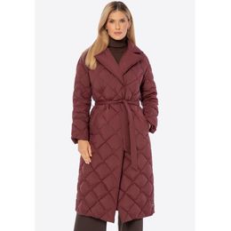 Wittchen Mantel mit Naturf&uuml;llung in Dark red | Gr.: L