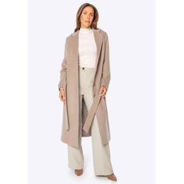 Wittchen Mantel aus Woll- und Kaschmirmischung in Dark beige | Gr.: L