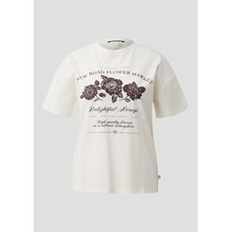 QS T-Shirt in 02D0_ecru | Gr.: XS