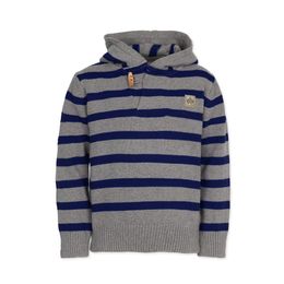Band of Rascals Strick Kapuzenpullover " Bars " in blau | Gr.: 122/128