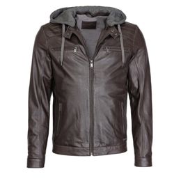 Mustang Lederjacke Foster in dunkelbraun | Gr.: 5XL
