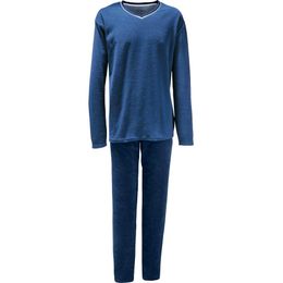 REDBEST Frottee Schlafanzug in marine | Gr.: 54