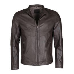Mustang Lederjacke Max in dunkelbraun | Gr.: 4XL