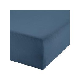 Erwin Müller Erwin Müller Single-Jersey Boxspringbett-Spannbettlaken Freising in rauchblau | Gr.: 90x190 cm - 100x220 cm