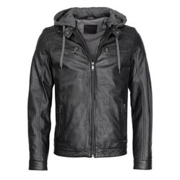 Mustang Lederjacke Foster in schwarz | Gr.: 4XL