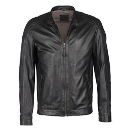 Mustang Lederjacke Max in schwarz | Gr.: 5XL