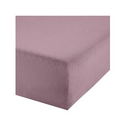 Erwin Müller Erwin Müller Single-Jersey Boxspringbett-Spannbettlaken Freising in mauve | Gr.: 90x190 cm - 100x220 cm