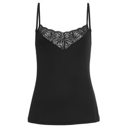 Lascana Spitzentop in schwarz | Gr.: 32/34