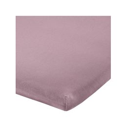 Erwin M&uuml;ller Erwin M&uuml;ller Single-Jersey Topper-Spannbettlaken Freising in mauve | Gr.: 90x190 cm - 100x220 cm