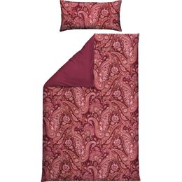 REDBEST Satin Bettwäsche in beere | Gr.: 135x200 cm + 40x80 cm