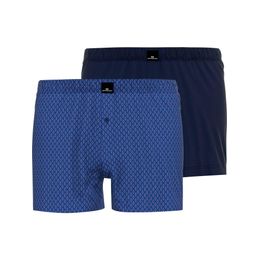 G&ouml;tzburg G&ouml;tzburg Baumwolle, Single-Jersey Boxershorts 2er-Pack in marine | Gr.: 7