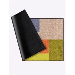 Heine Fu&szlig;matte in beige-bunt | Gr.: 60-x-80-cm