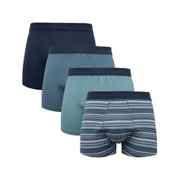 Erwin M&uuml;ller Erwin M&uuml;ller Baumwolle, Single-Jersey Pants im 4er-Pack in jeansblau | Gr.: 10