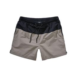 Brandit Badeshort "Swimshort Basic" in Grau | Gr.: S