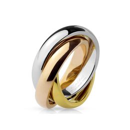 BUNGSA Ring in Silber, Gold, Ros&eacute;gold | Gr.: 54