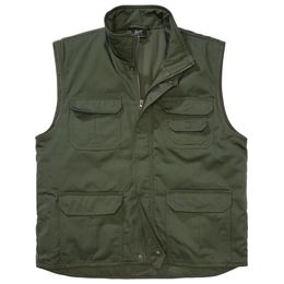 Brandit Weste "Safari Vest" in Gr&uuml;n | Gr.: L