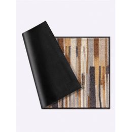 Heine Fu&szlig;matte in grau-braun | Gr.: 50-x-70-cm