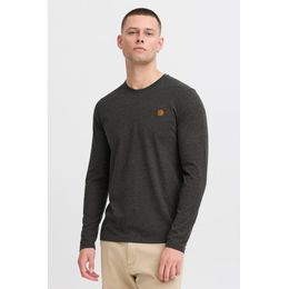INDICODE Longsleeve IDPhillo in grau melange | Gr.: M