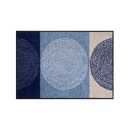 Salonloewe Fu&szlig;matte in blau | Gr.: 75 x 120 cm