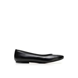 Wittchen Damen-Ballerinas mit spitzer Spitze aus Haarleder in Black | Gr.: 38