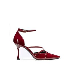 Wittchen Damenschuhe Stilettos Aus Lackkunstleder Mit Hohem Absatz in Dark red | Gr.: 40