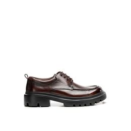 Wittchen Derbys mit Profilsohle in Brown | Gr.: 39
