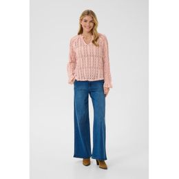 Cream Langarm-Bluse CRTully Straight fit in Sepia Rose | Gr.: 38