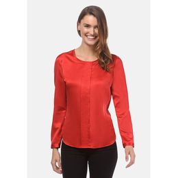 Vincenzo Boretti Bluse leicht tailliert in rot | Gr.: S