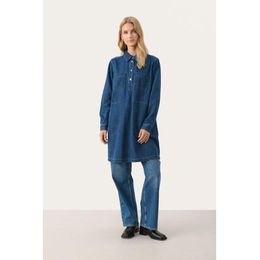 PART TWO Kleid StinePW Gerade Passform in Medium Blue Denim | Gr.: 38