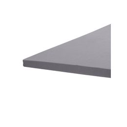 BettwarenShop Spannbettlaken Topper Spannbetttuch in grau | Gr.: 90x190 cm - 100x220 cm
