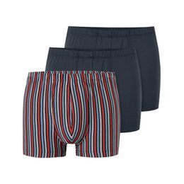 Schiesser 95/5 Baumwolle, Single-Jersey Pants 3er-Pack in marine | Gr.: 5