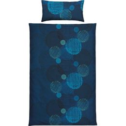 REDBEST Renforc&eacute; Bettw&auml;sche in marine | Gr.: 155 x 220 + 80 x 80 cm