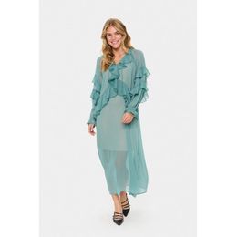 Saint Tropez Kleid JacelynSZ Lockere Passform in Sagebrush Green | Gr.: XXL