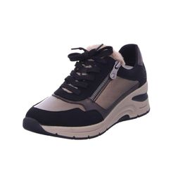 Rieker Lowtop-Sneaker in schwarz/bronze/antik | Gr.: 43