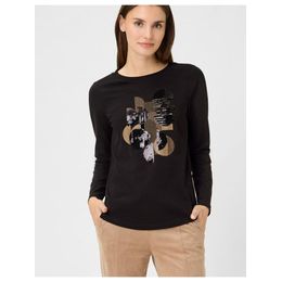 Olsen Langarmshirt in Black | Gr.: 38