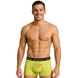 2er Pack The Grinch Boxershorts Unterhose Retro Boxer in gr&uuml;n | Gr.: XXL