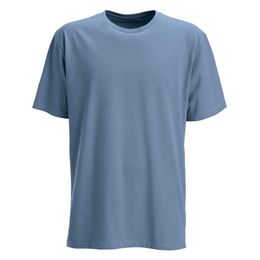 REDBEST Single-Jersey T-Shirt in jeansblau | Gr.: 50