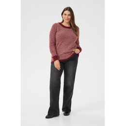 Kaffe curve Strickpullover KCeliona Loose fit in Windsor/Lig.Mahogany Structure | Gr.: S