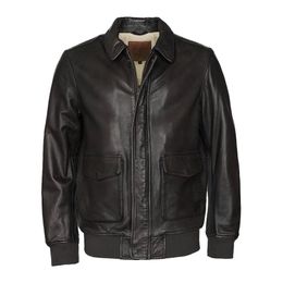 Top Gun Lederjacke TG2023003 in braun | Gr.: XL